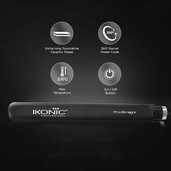 Buy Ikonic Hair Straightener - Pro Straight Black online - Ikonic World ...