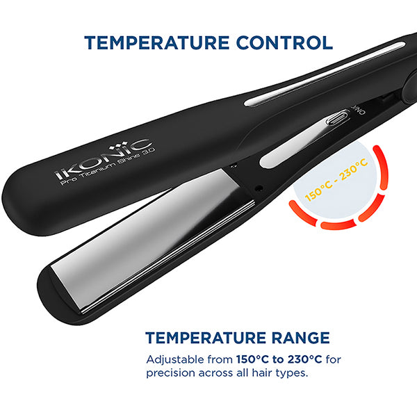 Ikonic Professional Pro Titanium Shine 3.0 Hair Straightener – IKONIC WORLD